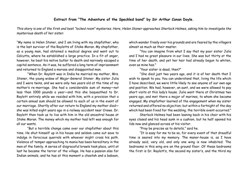 KS3 or KS4 Crime Fiction narrative writing unit of work by stebbingp ...