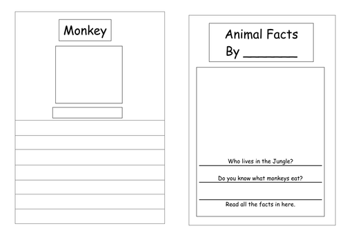 Information Writing Non Fiction Animals Unit Year 2 and Year 1 ...
