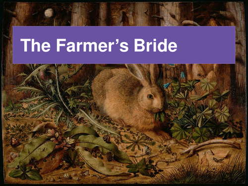 AQA Farmer's Bride Charlotte Mew | Teaching Resources