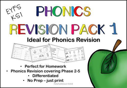Phonics Revision Workbook (EYFS/KS1) | Teaching Resources