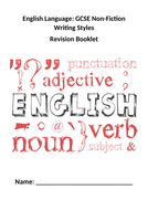 GCSE English Language Writing Styles Revision Booklet | Teaching Resources