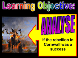 Cornish Rebellion 1497 | Teaching Resources