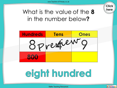 Place Value - Hundreds, Tens and Ones - Year 3 | Teaching Resources
