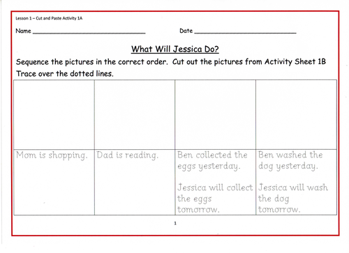 Reading Comprehension/Text Work, Sentence & Word Work, Presentations ...