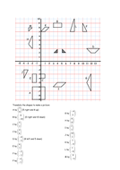 Translations and Reflections Lesson + Worksheets | Teaching Resources