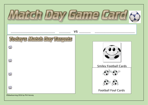 Football Motivation and Positive Behaviour Reward System | Teaching ...