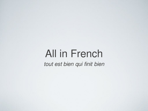 AS/A2 Five French Grammar Presentations | Teaching Resources