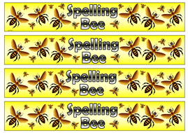 Spelling Bee Themed Pack | Teaching Resources