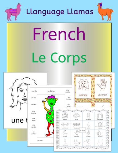 French Vocabulary Topics Bundle - Classroom, Clothing, Body, Farm, Pets ...
