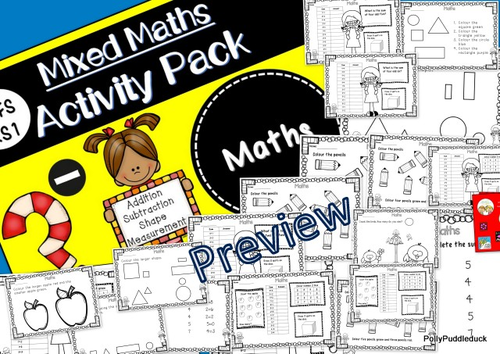 Mixed Maths Activity Pack (EYFS/KS1) | Teaching Resources