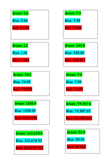 Y4/Y5/Y6 KS2 Rounding decimals treasure hunt differentiated | Teaching ...
