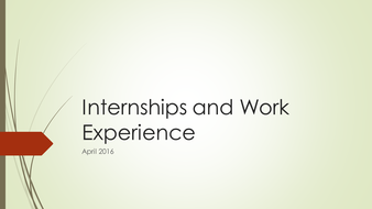 Work Experience and Internships 2016 for Year 12 students | Teaching ...