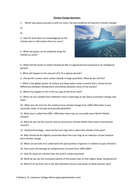 Climate Change Questions (A Level) | Teaching Resources