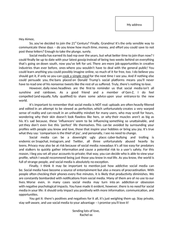 GCSE Letter Writing (Formal & Informal) | Teaching Resources