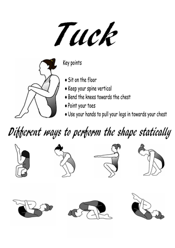 Gymnastics Lesson Plan Basic Shapes Resources Included Year 7