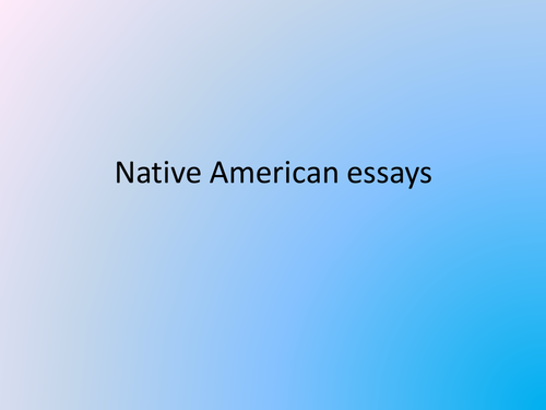 OCR Native American Civil Rights 1865-1992 | Teaching Resources