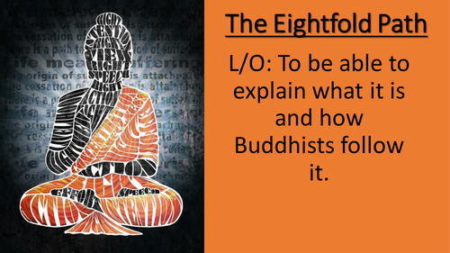 The Buddhist Eightfold Path | Teaching Resources