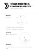 Circle Theorems: Chord Properties - Complete Lesson | Teaching Resources