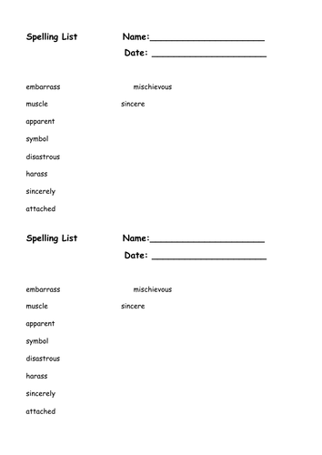 Spelling Activity Pack | Teaching Resources