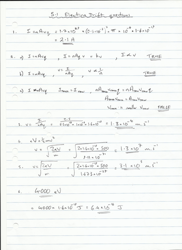 IB Physics Topic 5: Electricity and magnetism | Teaching Resources