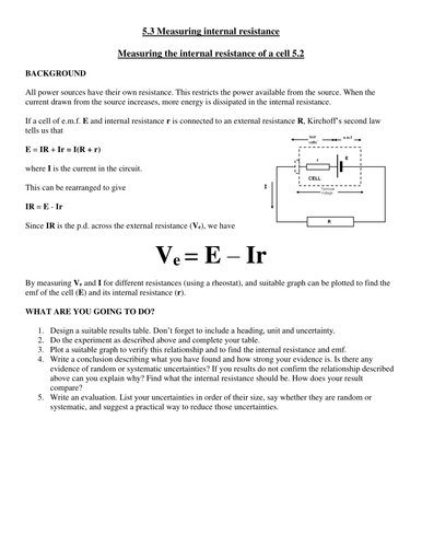 IB Physics Topic 5: Electricity and magnetism | Teaching Resources