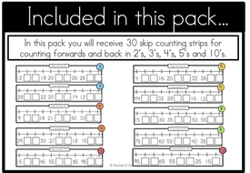 Math Center Skip Counting Freebie | Teaching Resources