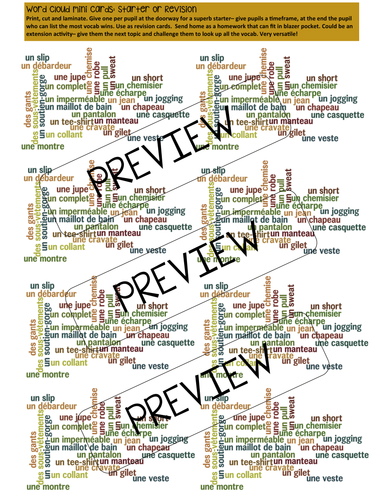 Mini Word Clouds:The Bundle | Teaching Resources