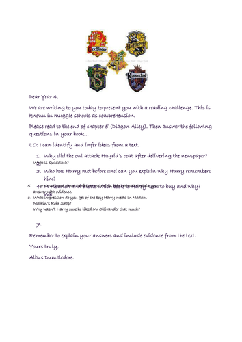 Harry Potter Comprehension Questions : English Worksheets Harry Potter ...