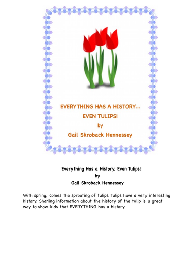 Everything has a History...Even TULIPS! | Teaching Resources