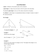 Area of plane figures | Teaching Resources