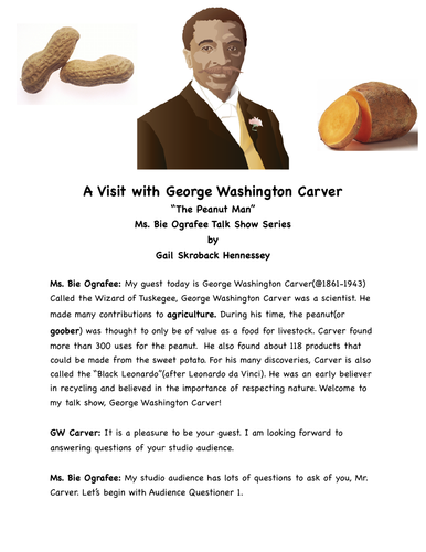 George Washington Carver: A Reader's Theater Script | Teaching Resources