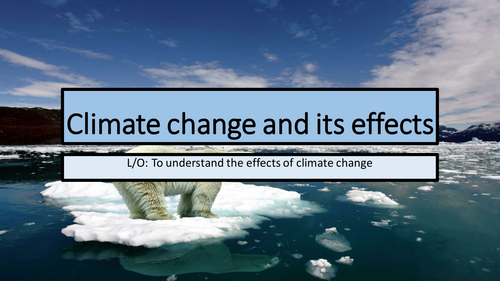 Climate change - Unit of Work | Teaching Resources