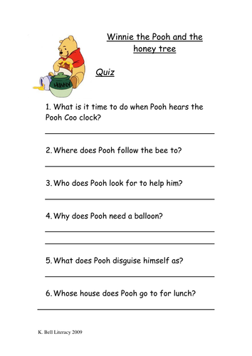 Winnie the Pooh | Teaching Resources
