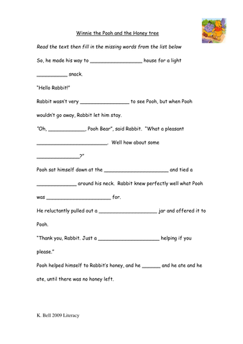 Winnie the Pooh | Teaching Resources