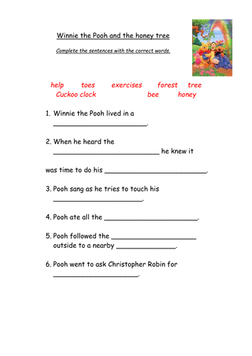 Winnie the Pooh | Teaching Resources