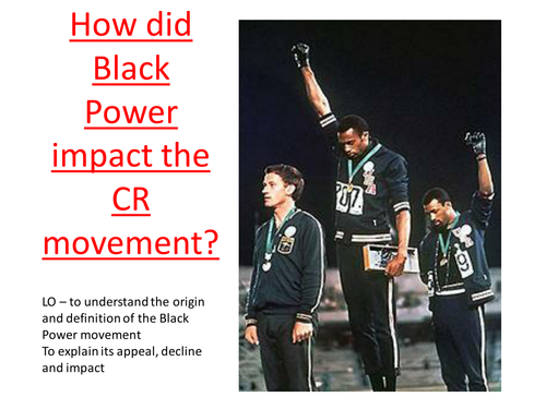 OCR African American Civil Rights 1865-1992 USA | Teaching Resources