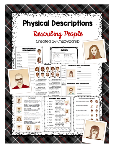 Describing People - French Unit | Teaching Resources