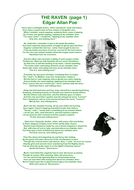 'The Raven' Poetry Bundle | Teaching Resources