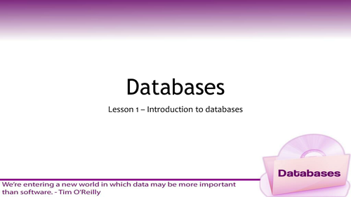 Computing/ICT Database Unit | Teaching Resources