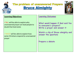 Bruce almighty and the nature of God | Teaching Resources