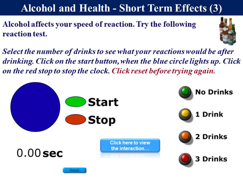 Bio2.11 Drugs - Alcohol | Teaching Resources