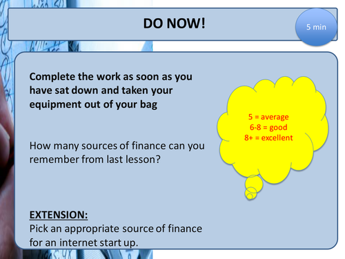 Topic 1.3 Putting an idea into practice | Teaching Resources