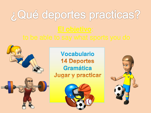 El deporte KS3 Spanish resources | Teaching Resources