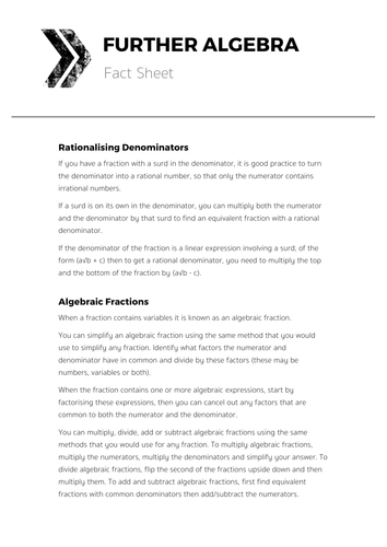 Simplifying Algebraic Fractions - Complete Lesson | Teaching Resources