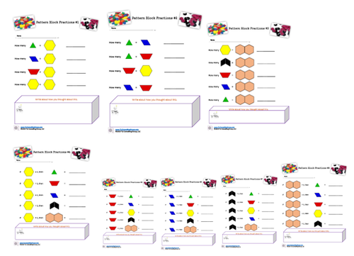 Pattern Block Fractions Anyone? | Teaching Resources