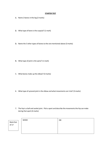 AQA GCSE PE 2016 Spec - Muscles | Teaching Resources AQA GCSE PE 2016 Spec - Muscles | Teaching Resources