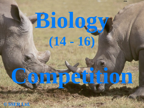 Bio7.5 Competition | Teaching Resources