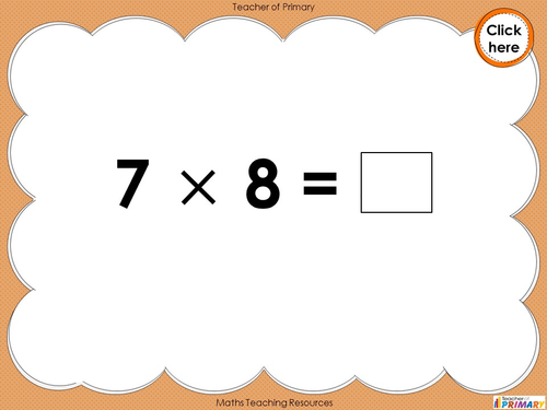 Multiply by Eight | Teaching Resources