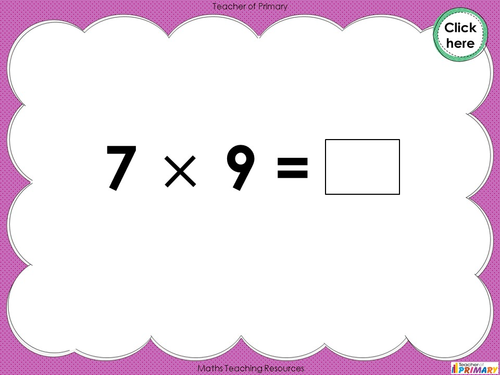 Multiply by Nine | Teaching Resources