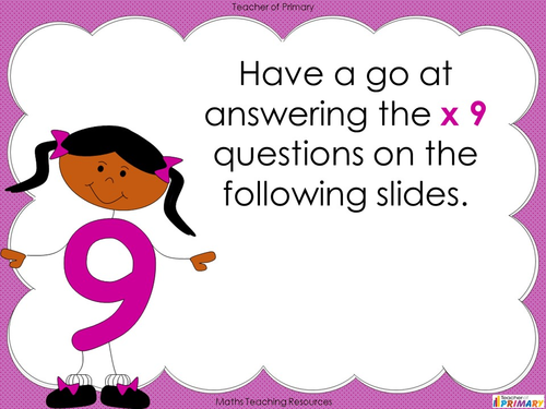 Multiply by Nine | Teaching Resources